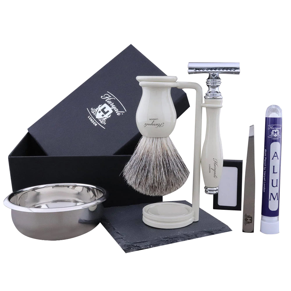 Grace Range Super Badger Hair Shaving Kit | Haryali London UK – HARYALI ...