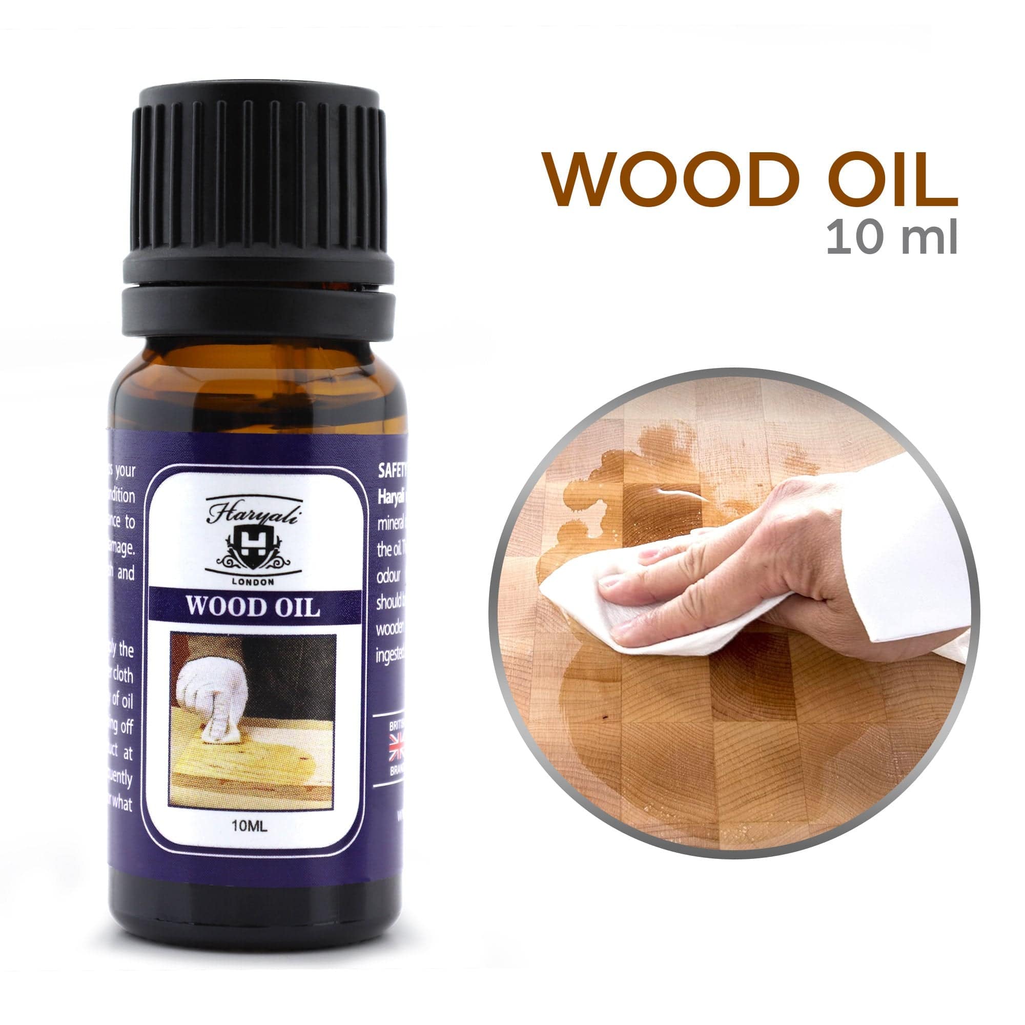 Natural & 100% Pure Organic 10ml Wood Oil For All Types of Wood - Prot ...